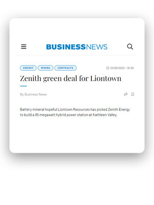 Our Results | Zenith Energy